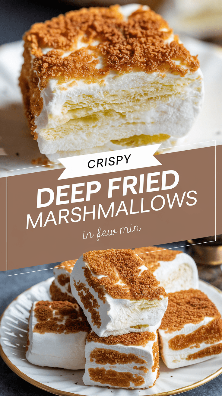 Crispy Deep-Fried Marshmallows
