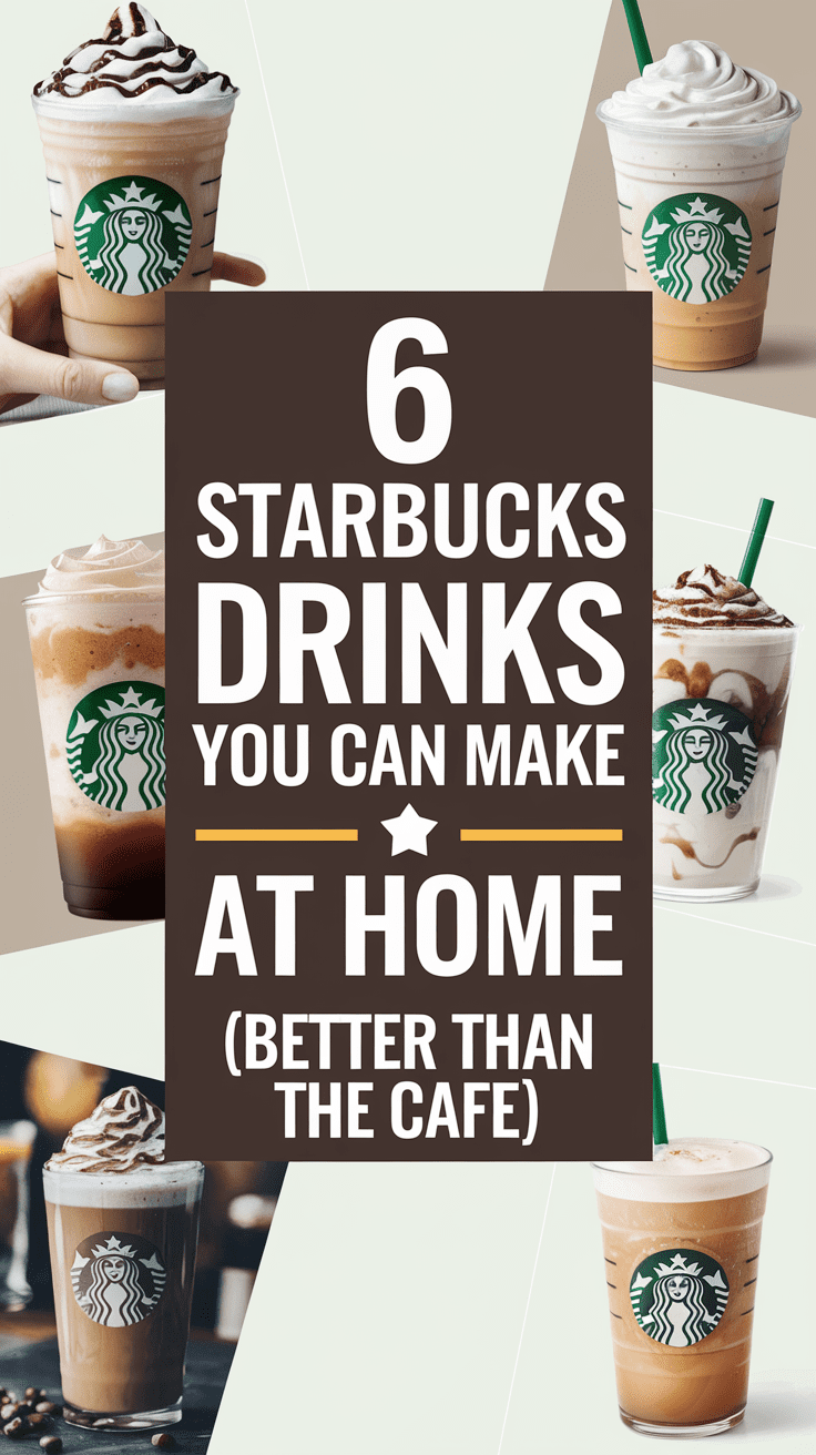 6 Starbucks Drinks You Can Make At Home (Better Than The Café!)