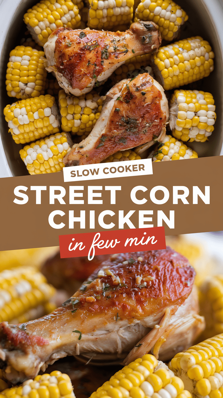 Slow Cooker Street Corn Chicken