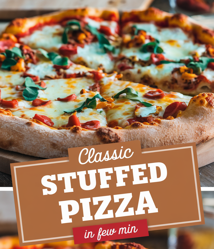 Classic Stuffed Crust Pizza Recipe