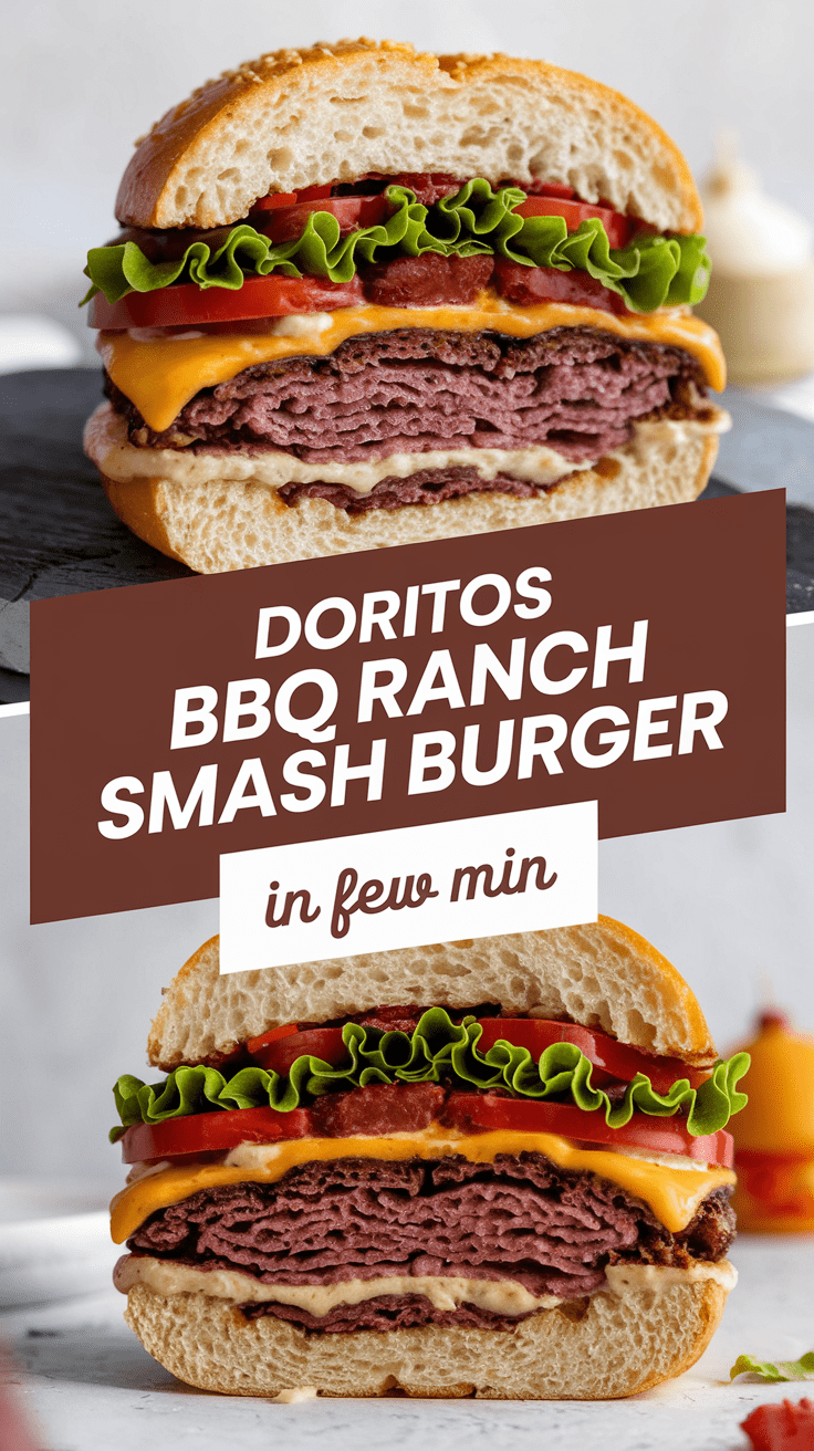 Doritos BBQ Ranch Smash Burger Recipe