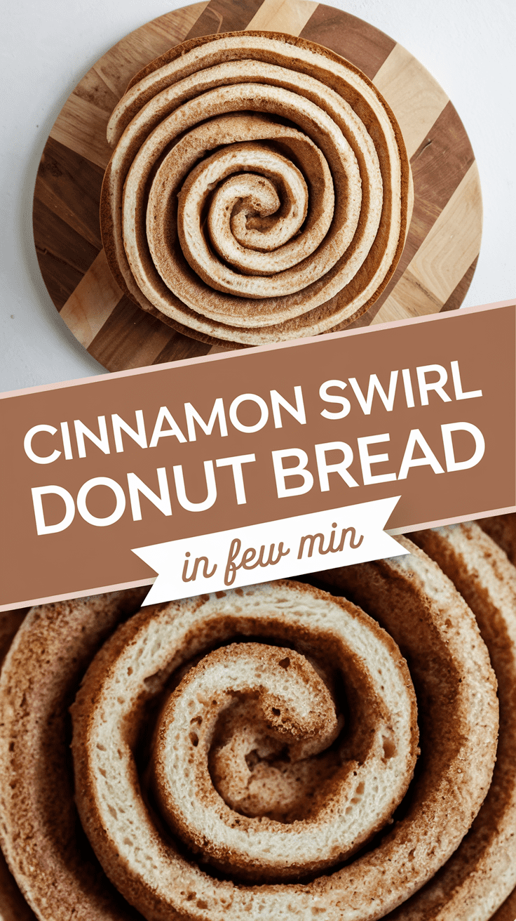 Cinnamon Swirl Doughnut Bread