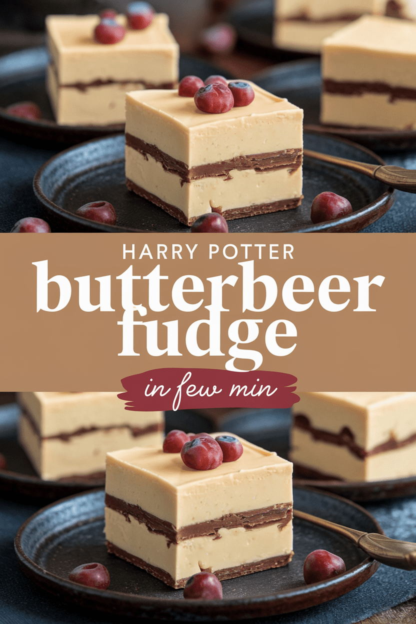 Harry Potter Butterbeer Fudge